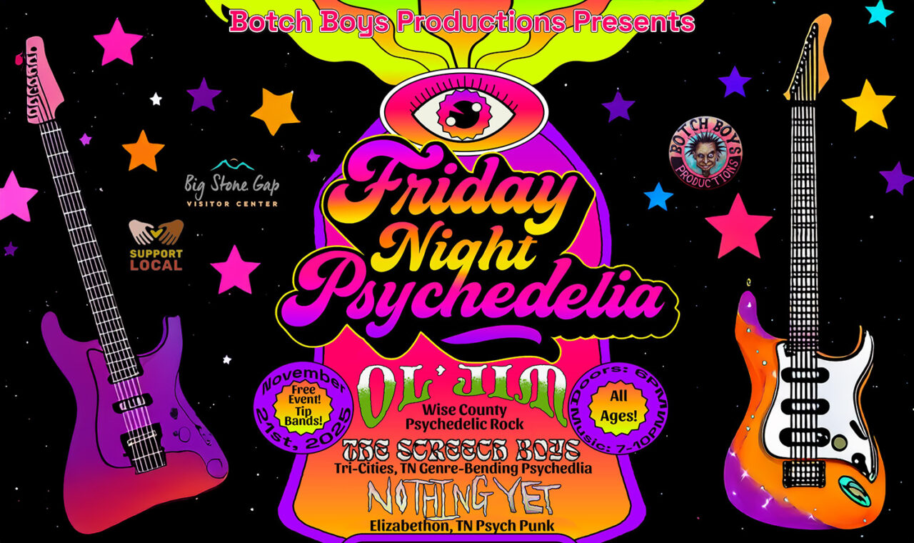 Friday Night Psychedelia at the Big Stone Gap Visitor Center - Big Stone Gap